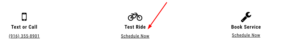 How do I test ride a bike?